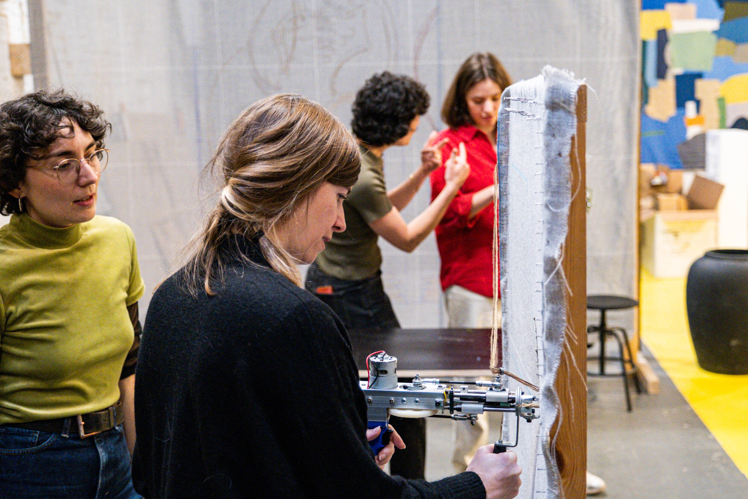 Wecandoo - Tuft your collective wall tapestry as a group over drinks