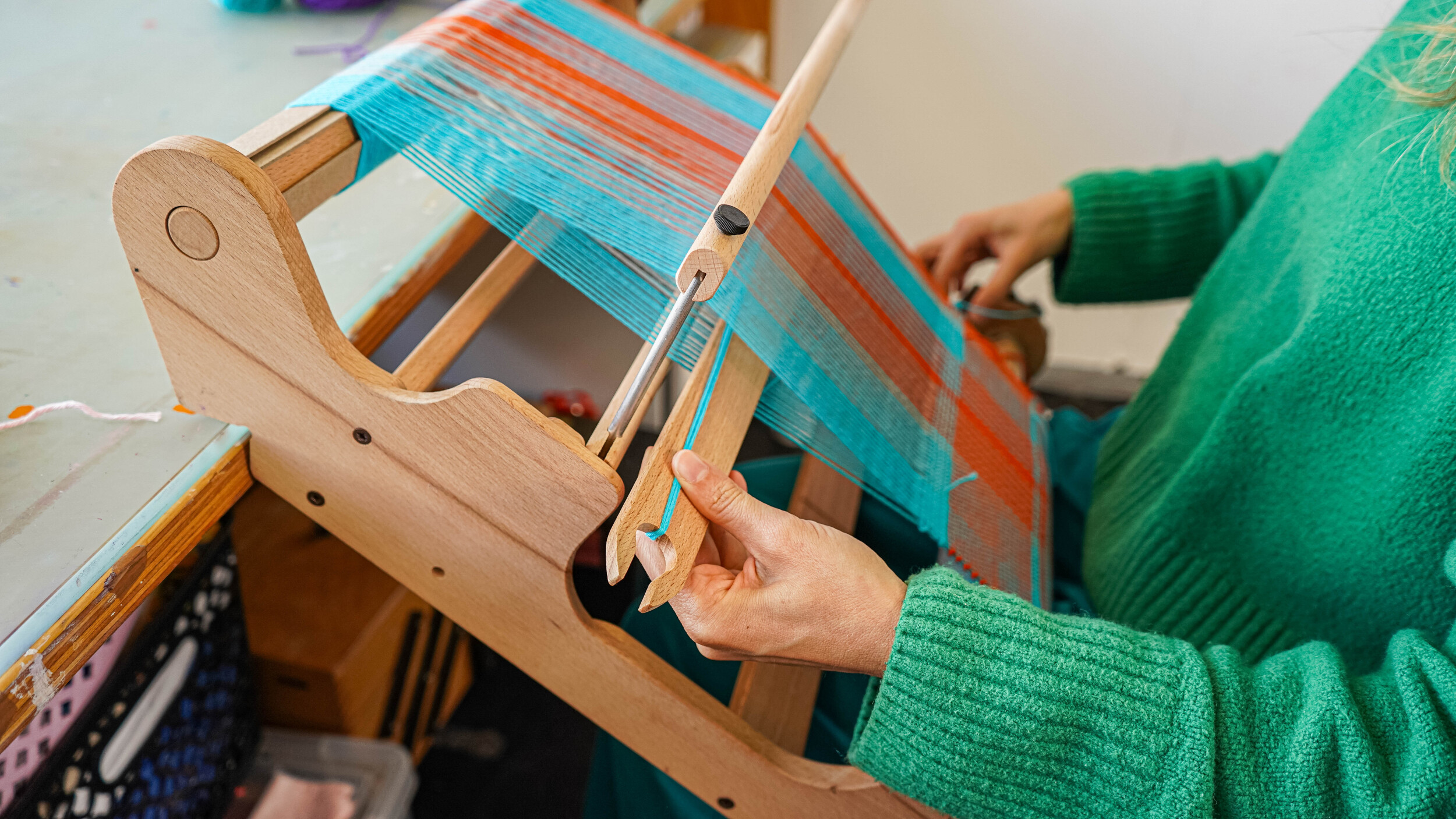 Wecandoo - Learn to weave for a day and make a set of tea towels with Fiona