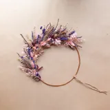 Wecandoo - Créez une grande couronne de fleurs séchées